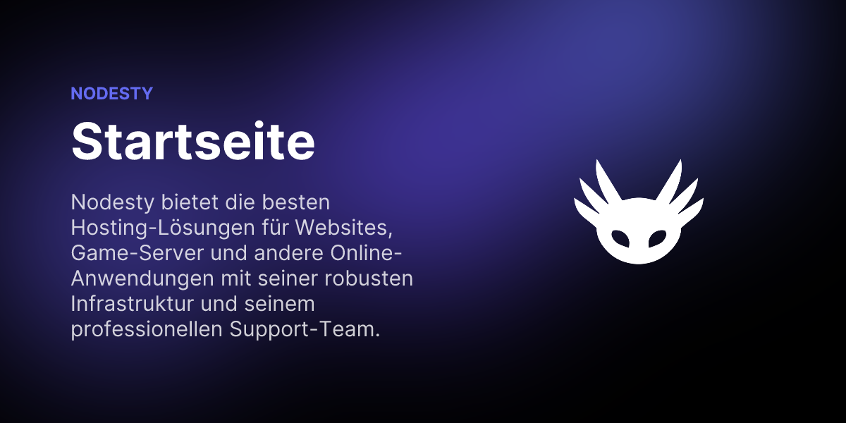 Startseite | Nodesty